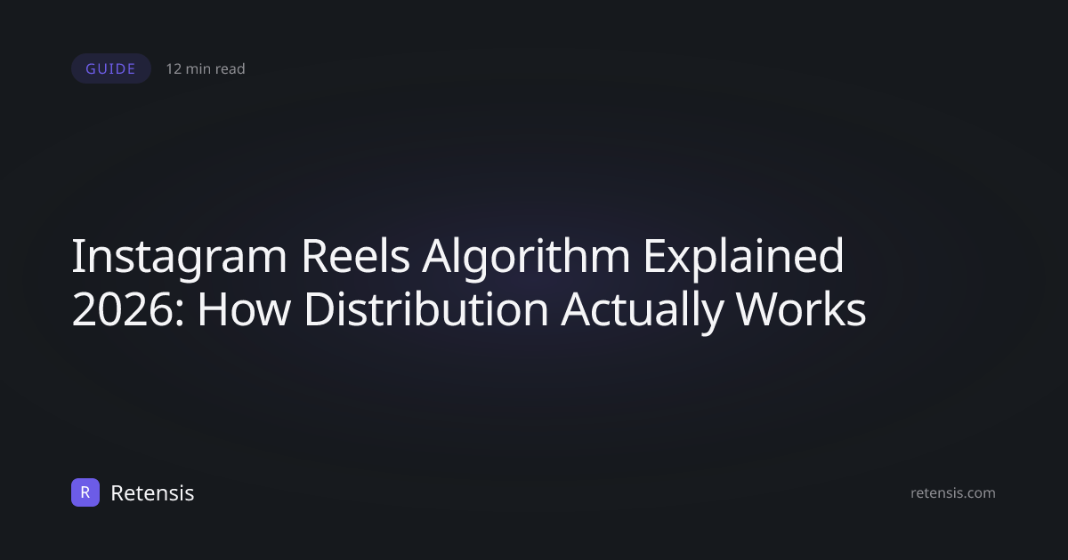 Instagram Reels Algorithm Explained 2026 | Retensis